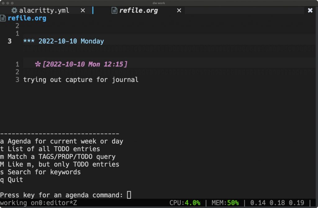 nvim-orgmode: Org mode for Neovim - GMOインターネットグループ グループ研究開発本部